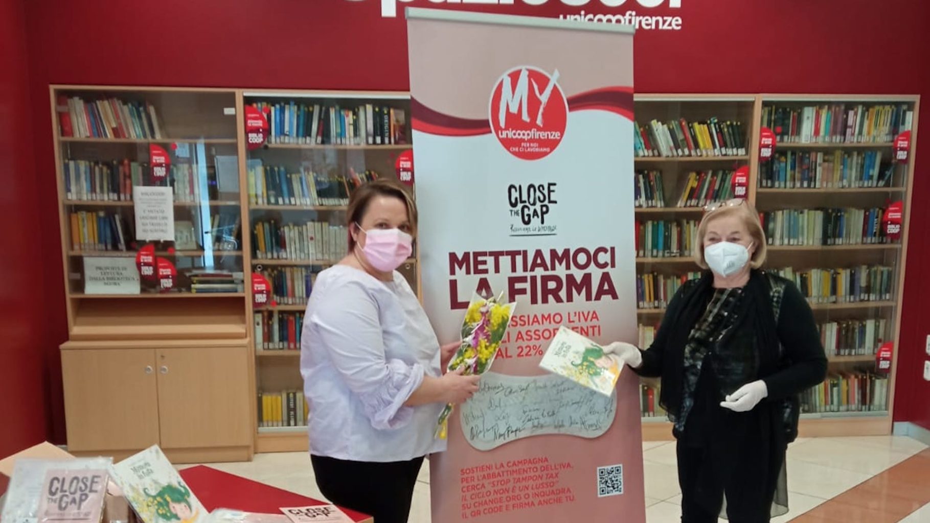 Daniela Grossi, presidente di Città delle donne Lucca per la campagna ...