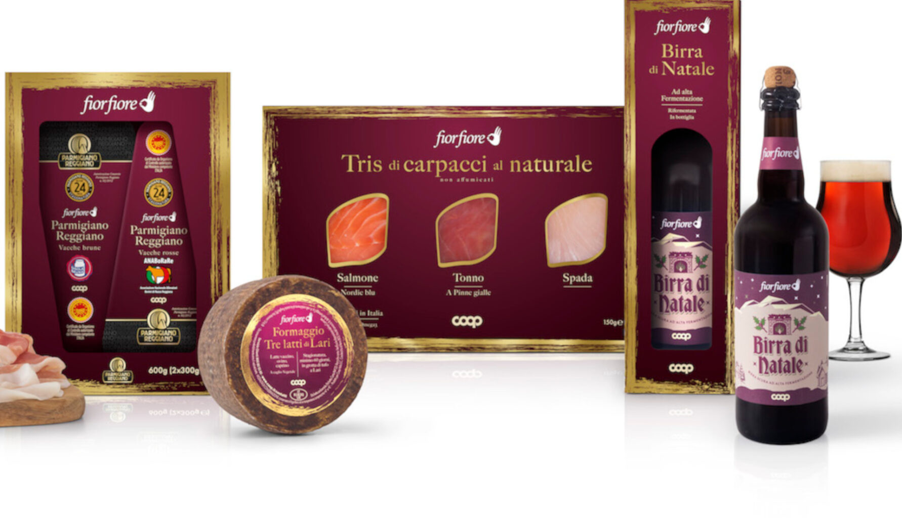 Speciale edizione natalizia di prodotti Fior Fiore Coop